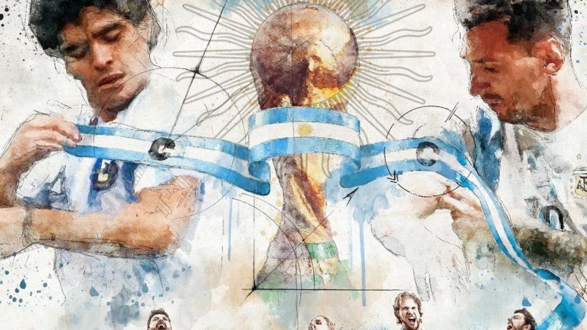 Un argentino ganó el concurso de arte organizado por FIFA y viajará al ...