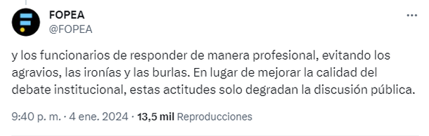 FOPEA cuestionó a Manuel Adorni por ridiculizar a un periodista