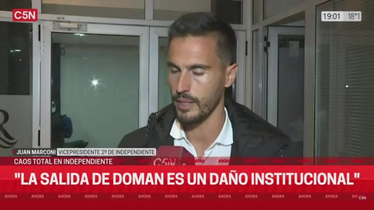 Marconi rompió el silencio: qué dijo sobre la renuncia de Fabián Doman ...