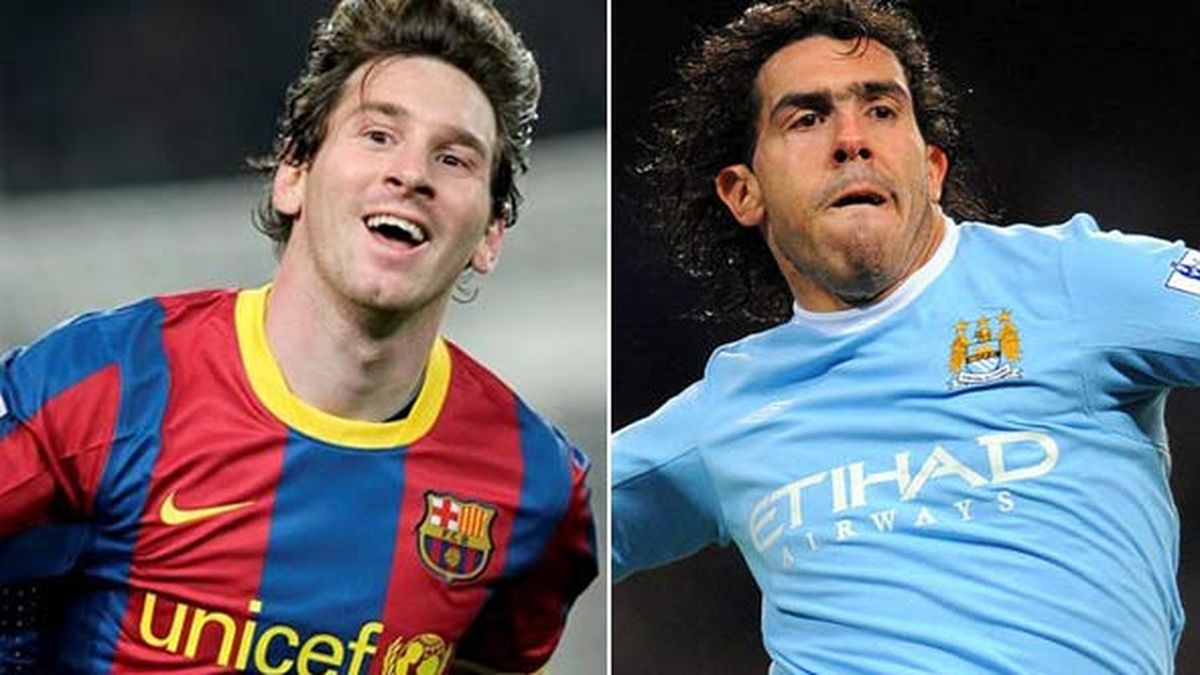 Messi y Tévez, entre los que más ganan